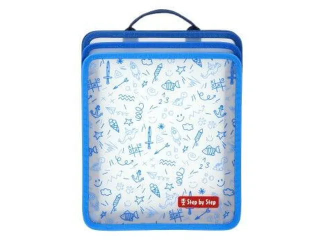 Opvouwbare box Step by Step blauw