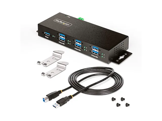 Startech.com 7-Port Managed USB Hub met 4x USB-A