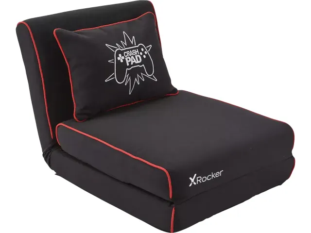 x Rocker Xrocker Crash Pad Jr Gaming Fold Out 5132901 stof hoes zwart rood