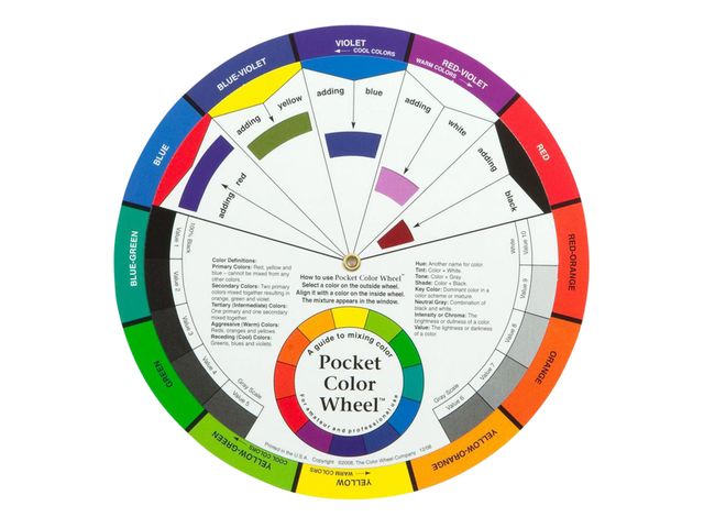 Disque nuancier The Color Wheel Company 23cm | DiscountOffice.be