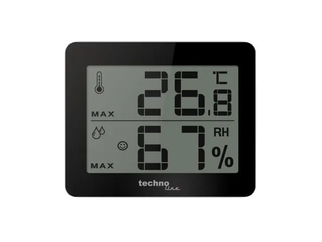 Thermometer Technoline WS 9450 100x81x10mm zwart