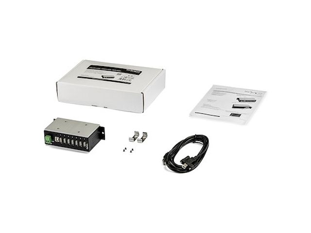 Startech 7-Port USB 2.0 Hub - Metalen Industriële USB-A Hub met ESD ... Startech 7-Port USB 2.0 Hub - Metalen Industriële USB-A Hub met ESD ...