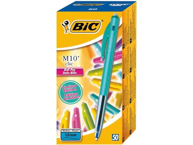 Balpen Bic M10 Colors Limited Edition medium assorti