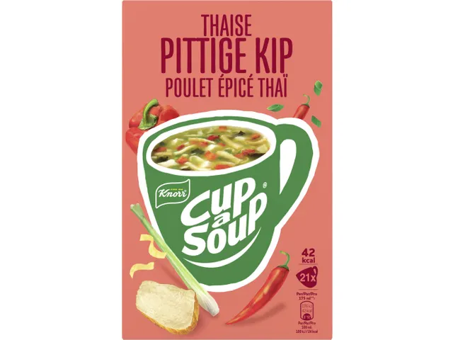 Knorr Cup-a-Soup pittige kip 21 stuks