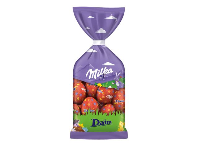 Chocolade Milka paaseitjes puur zak à 12/13 stuks | DiscountOffice.nl