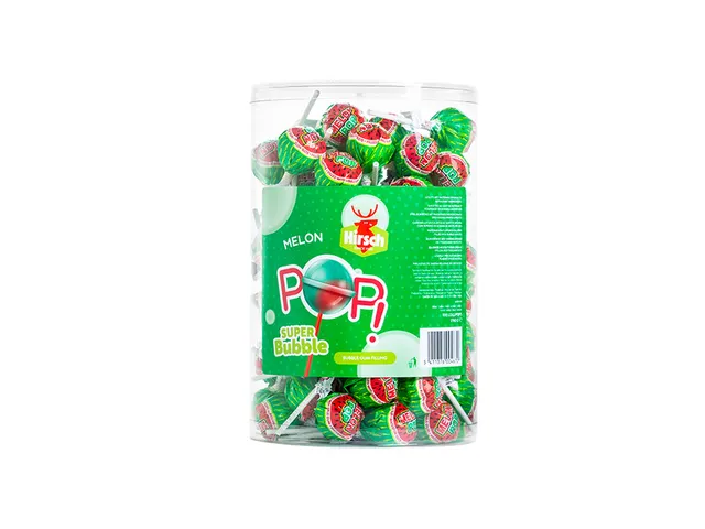 Hirschmann Lolly Hirsch super bubble melon 100x17 gram