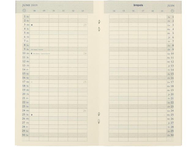 Brepols Plan-o-rama Genova, 2025, vulling | DiscountOffice.nl