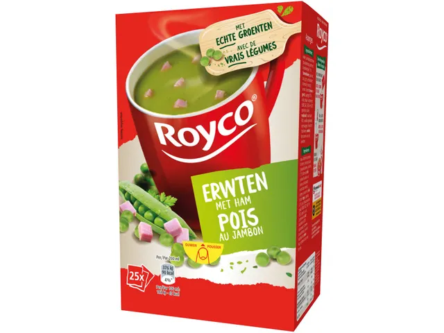 Royco Minute Soup Classic Erwten Met Ham Doos 25 Stuks
