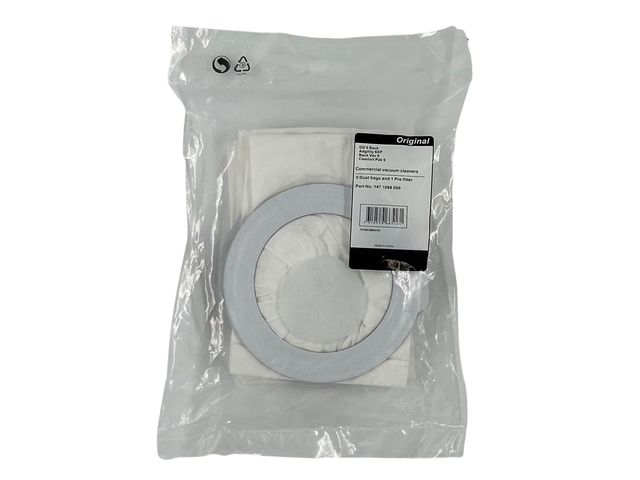 Nilfisk stofzak backuum GD5 5 stuks met voorfilter in pak ...