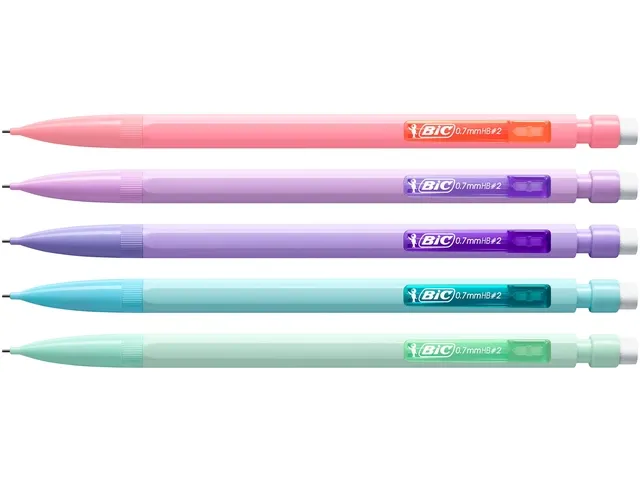 Vulpotlood Bic Matic Pastel HB 0.7mm pastel assorti