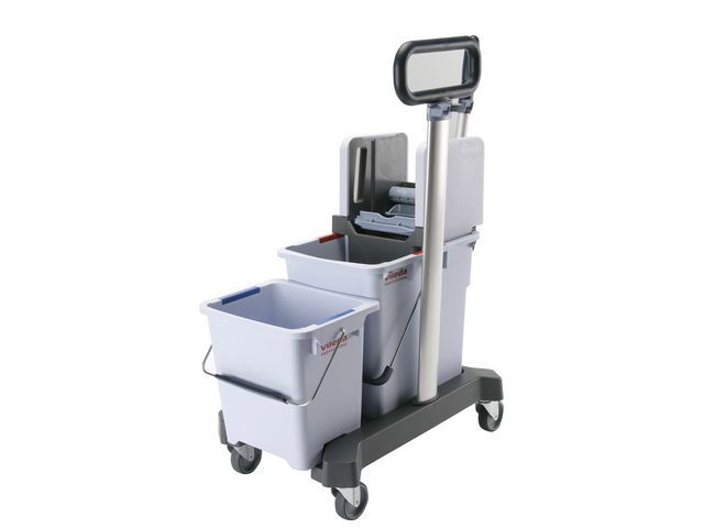 VILEDA Professional Double Bucket System with Vertical Press - chariot ...