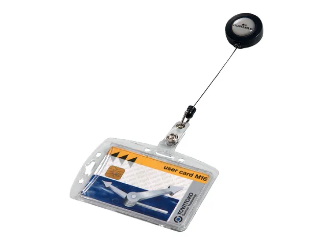 Afrolmechanisme Durable 8012 54x85mm met gesloten pashouder Voordeelbu