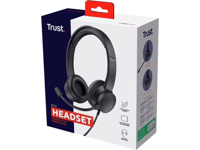 Trust AYDA PC STEREO HEADSET 3.5mm | DiscountOffice.nl