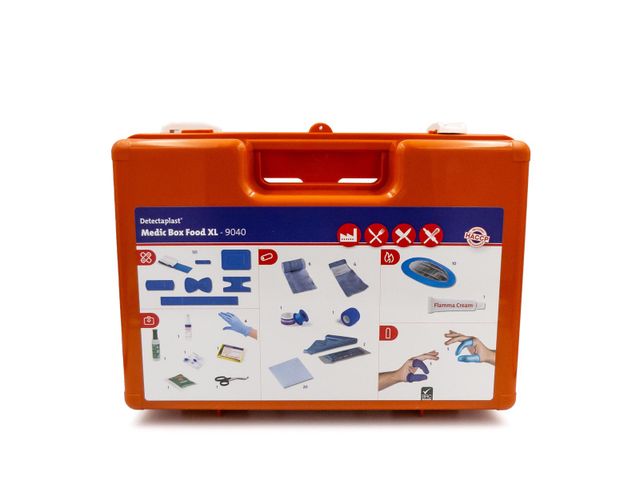 Detectaplast EHBO-koffer Medic Box Food XL, HACCP inhoud tot 30 ...