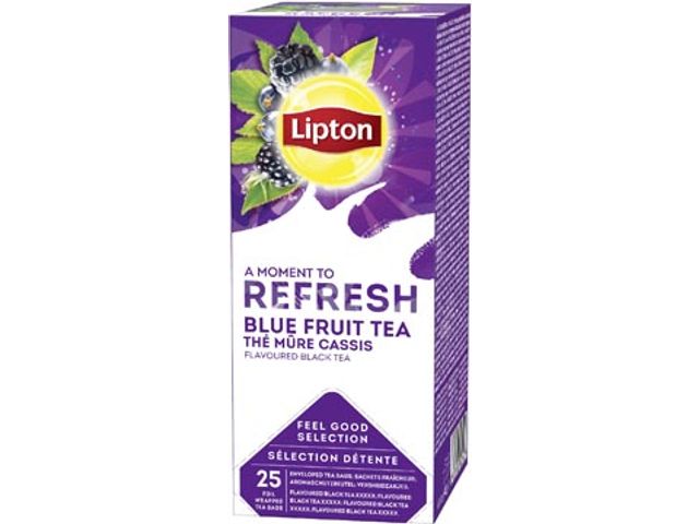Lipton Tea Company Lipton thee FGS zwarte thee blauwe bes & bramen 25X