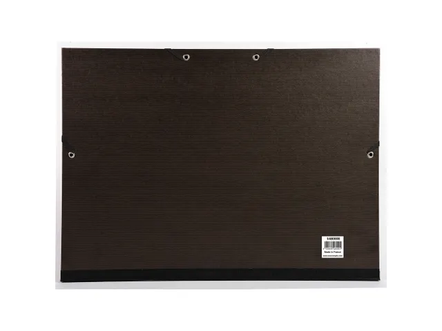 Exacompta Tekenmap Kraft zwart elastiek 32x45cm