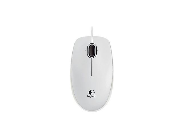 Logitech B100 Optische Muis wit | DiscountOffice.nl
