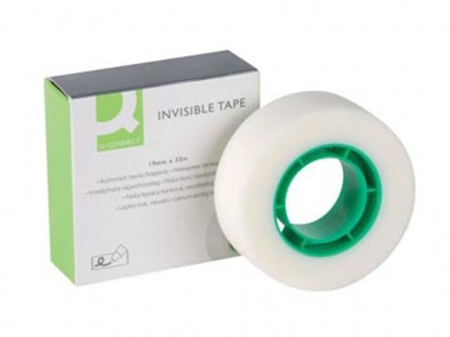 Q-connect Ruban Adhésif, Invisible, 19 Mm X 33 M | DiscountOffice.be