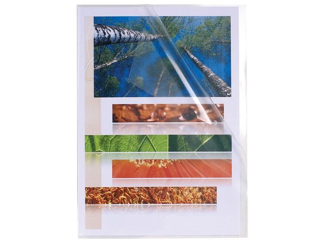 Exacompta 100 L-Mappen A4 0.12mm Glad Pvc Transparant Extra Stevig ...