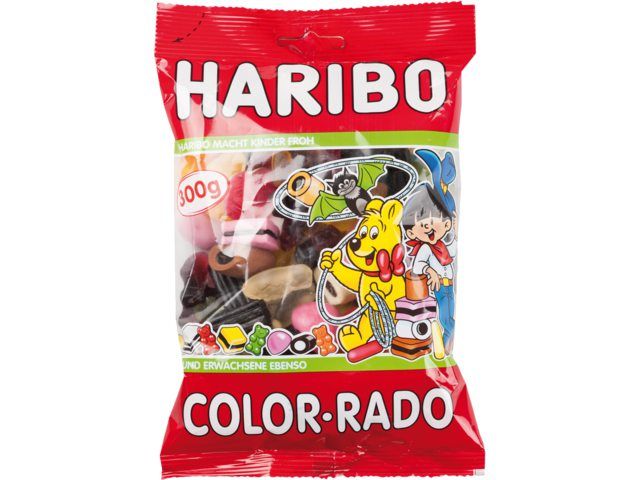 Haribo Colorado Wine Gum + Engelse Drop 300gram | DiscountOffice.nl