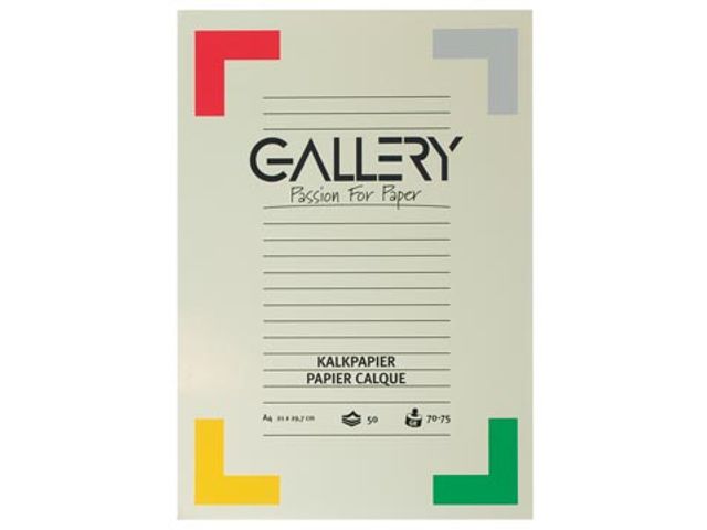 Gallery Kalkpapier A4 Blok 50 Blad | DiscountOffice.nl