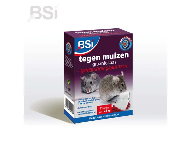BSI Generation Grain'Tech muizengif 2 x 25 g