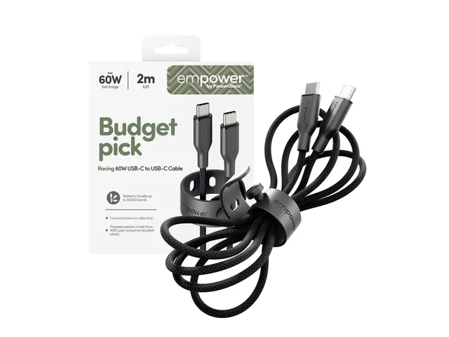 PanzerGlass empower by Racing 60W USB-C to USB-C Cable | USB 2.0