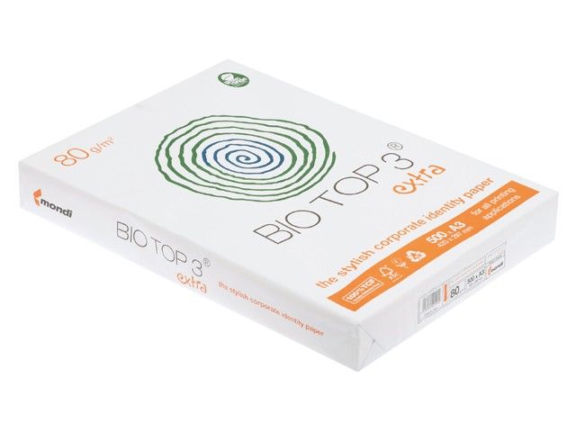 Biotop Bio Top A3 papier 80 Gram breedlopend NEN2728 | DiscountOffice.nl