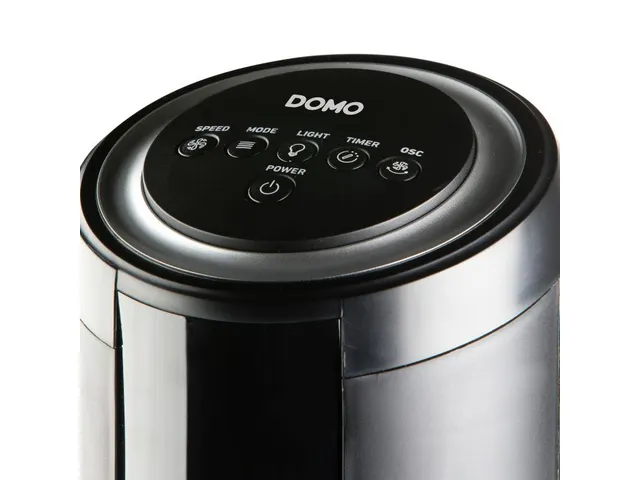 Ventilateur colonne DOMO avec éclairage d'ambiance 105cm Noir