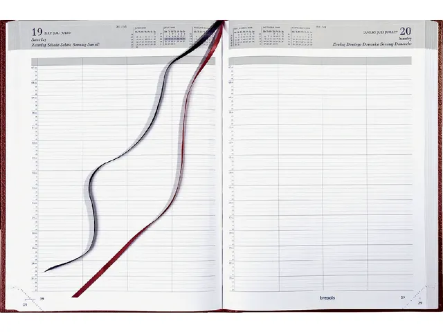 Agenda 2026 Brepols Bremax Santex A4 1dag/1pagina 4 kolommen bordeaux