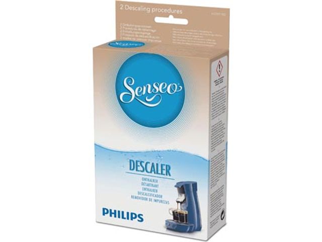 Philips ontkalker voor koffiezetapparaten Senseo, pak van 2 dosissen ...