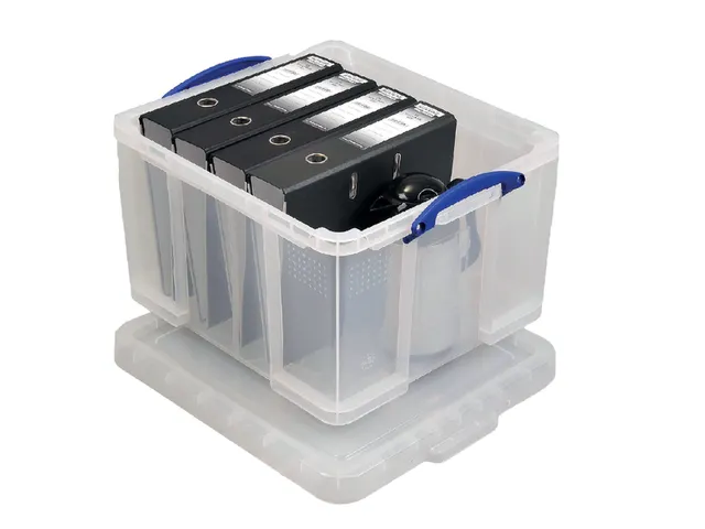 Really Useful Boxes Opbergdoos 42 Liter Transparant