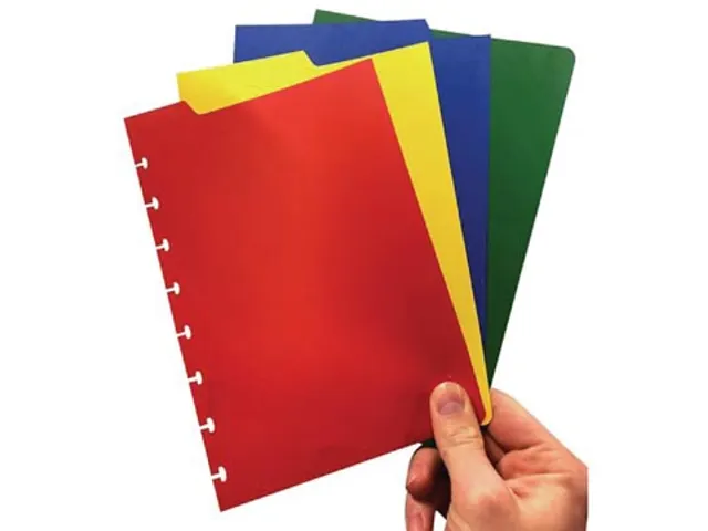 Correctbook tabbladen ft A5, 4 tabs in assorti kleuren