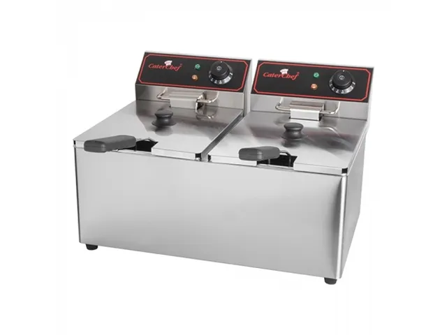 CaterChef Friteuse 2x 8 Liter elektrisch