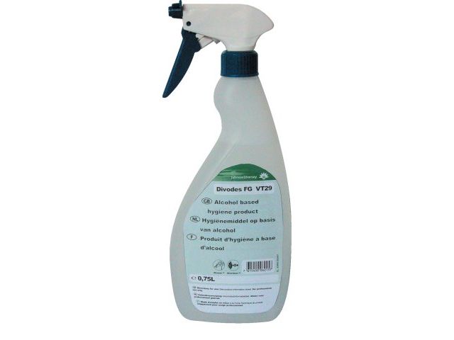Diversey Desinfectiespray Divodes Fg-vt29, Inclusief 1 Verstuiver, 750 ...