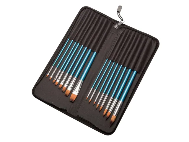Kwasten set Conda synthetisch 16 stuks in etui
