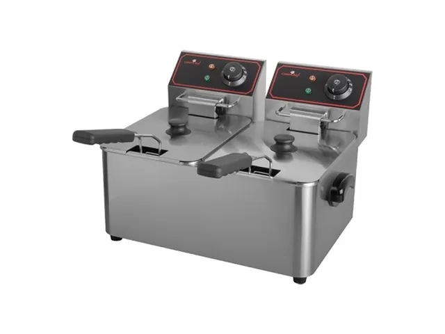 CaterChef Friteuse 2x 5 Liter elektrisch