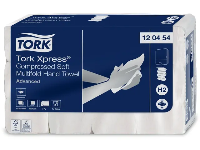 Tork Xpress 120454 Zachte Multifold-M Handdoek Advanced 2-laags 2400st