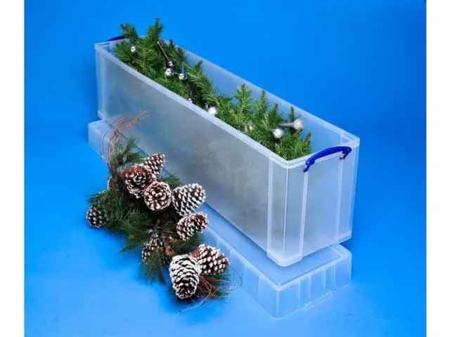 Really Useful Boxes Opbergdoos 77 Liter Transparant