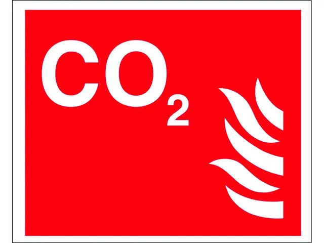 Brady Pictogram CO2, Identificatiebord
