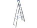 DiscountOffice Ladder Aluminium Bordes H 2 80M 12Treden Incl. Bordes ...