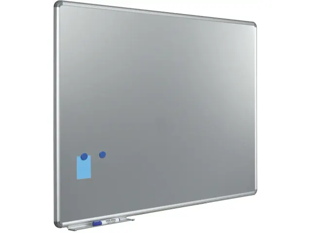 Smit Visual Silverboard Deluxe 90x180 cm Design profiel 16mm metallic ...