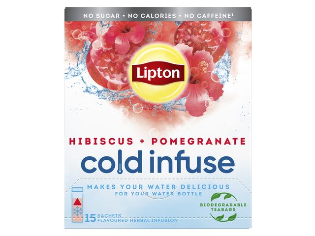 Cold infuse Lipton pomgran hibiscus