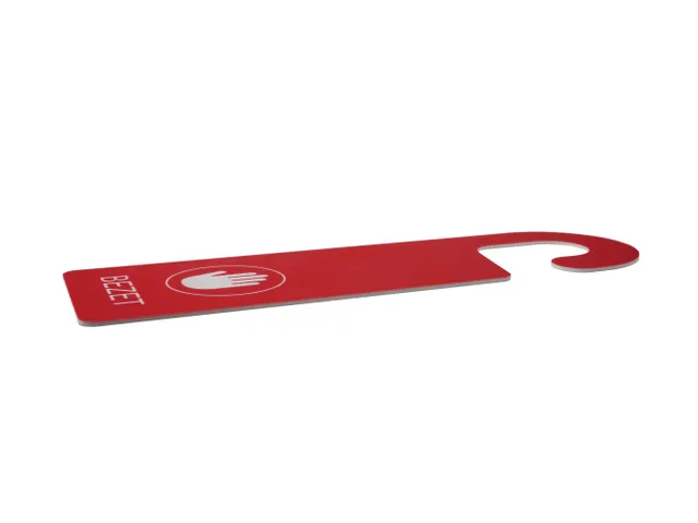 Menoor Kunststof deurhanger 250x75mm Vrij - Bezet Rood/Groen 10 stuks