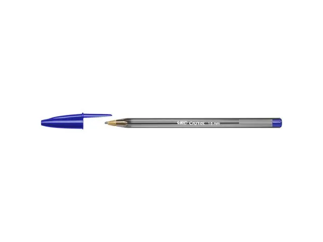 BIC Cristal Balpen, Grote Punt 1,6 mm, Blauw