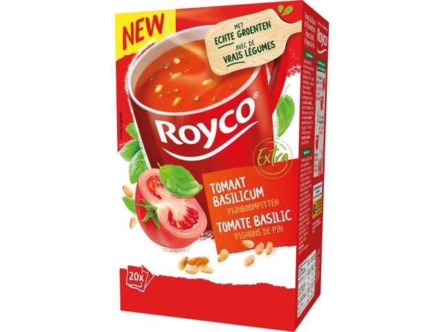 Royco Minute Soup tomaat basilicum, pak van 20 zakjes | DiscountOffice.be