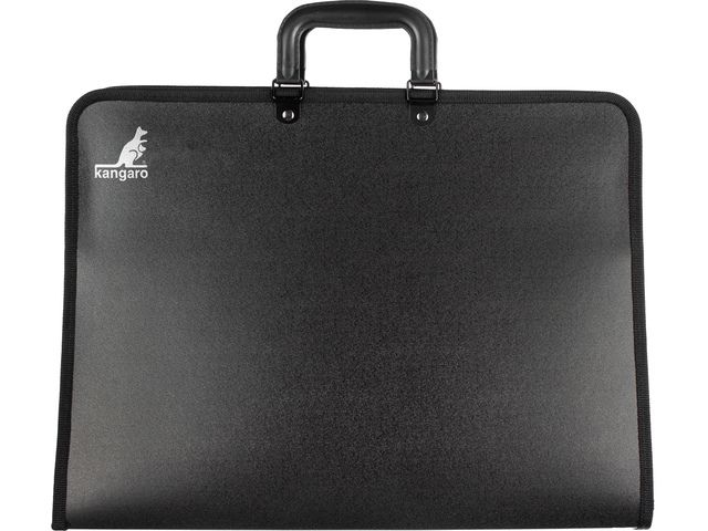 Farde à dessin Kangaro A3 noir avec poignée | DiscountOffice.be