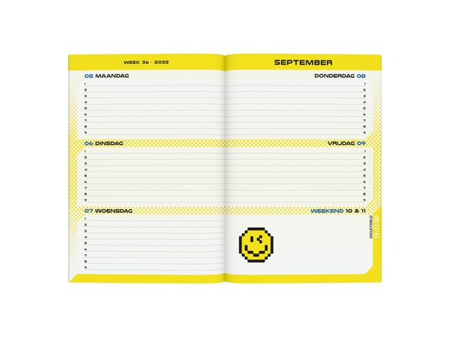 Smiley World Agenda scolaire 2022-2023 Smiley WD Future | DiscountOffice.be