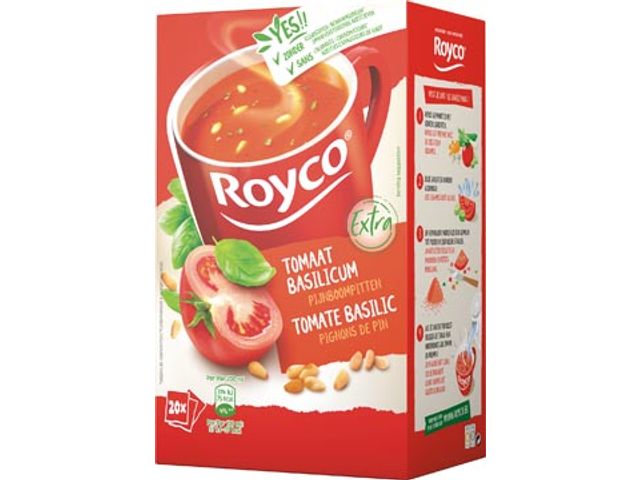 Royco Minute Soup tomaat basilicum, pak van 20 zakjes | DiscountOffice.be