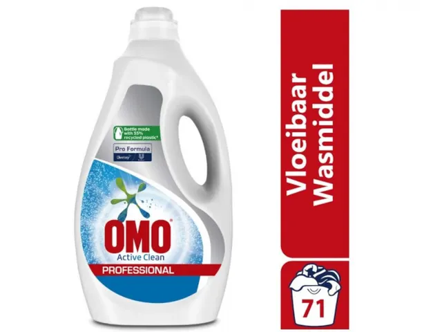 Omo Pro Formula Vloeibaar Wasmiddel Wit Active Clean 2x5 liter